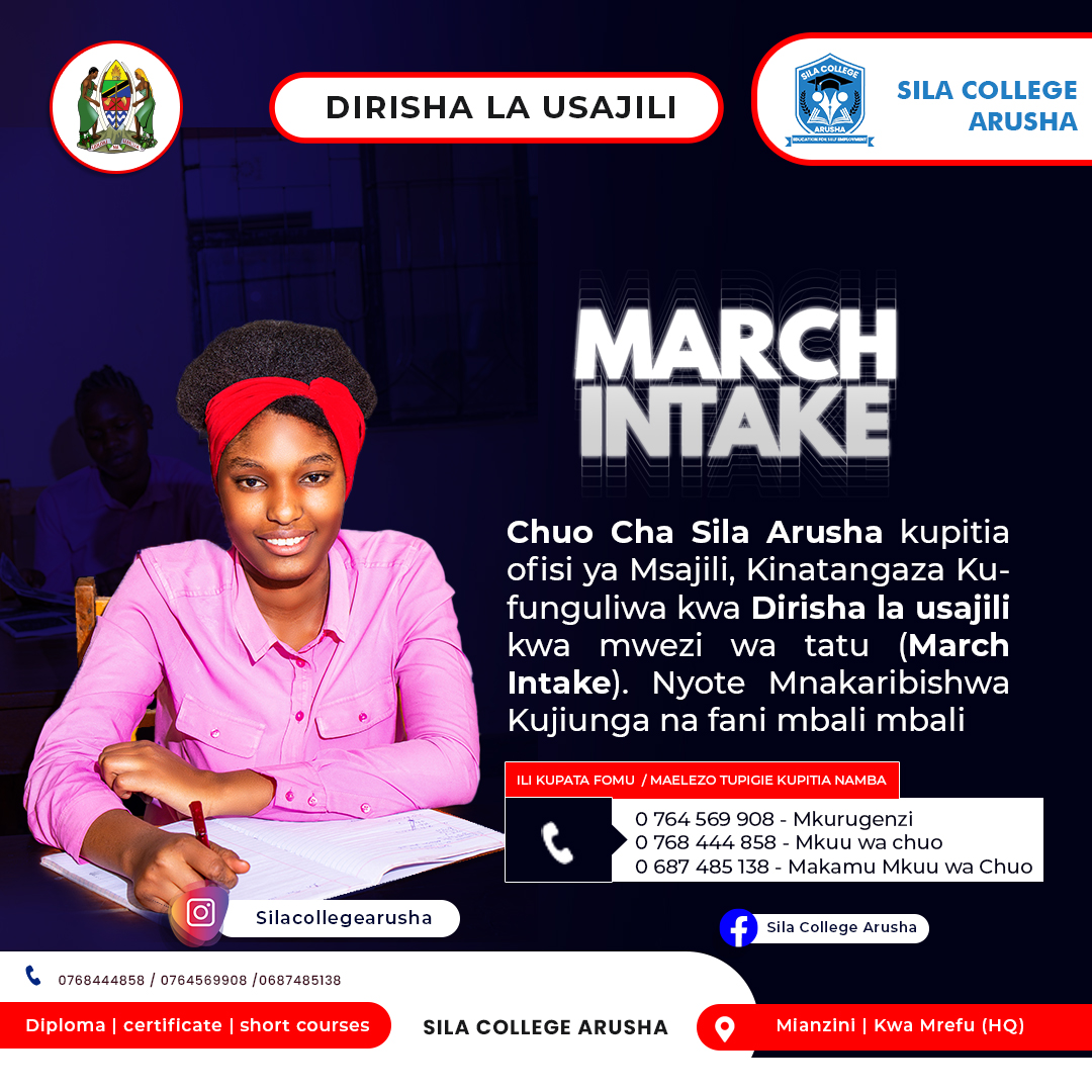 dirisha la udahili 2023-2024 March intake